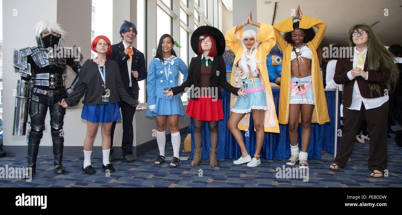 Washington, United States Of America. 10th Aug, 2018. Otakon the anime ...