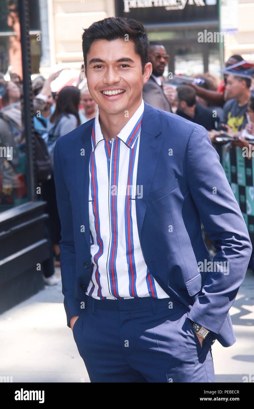 NEW YORK, NY - AUGUST 14: Henry Golding at BUILD SERIES on August 14 ...