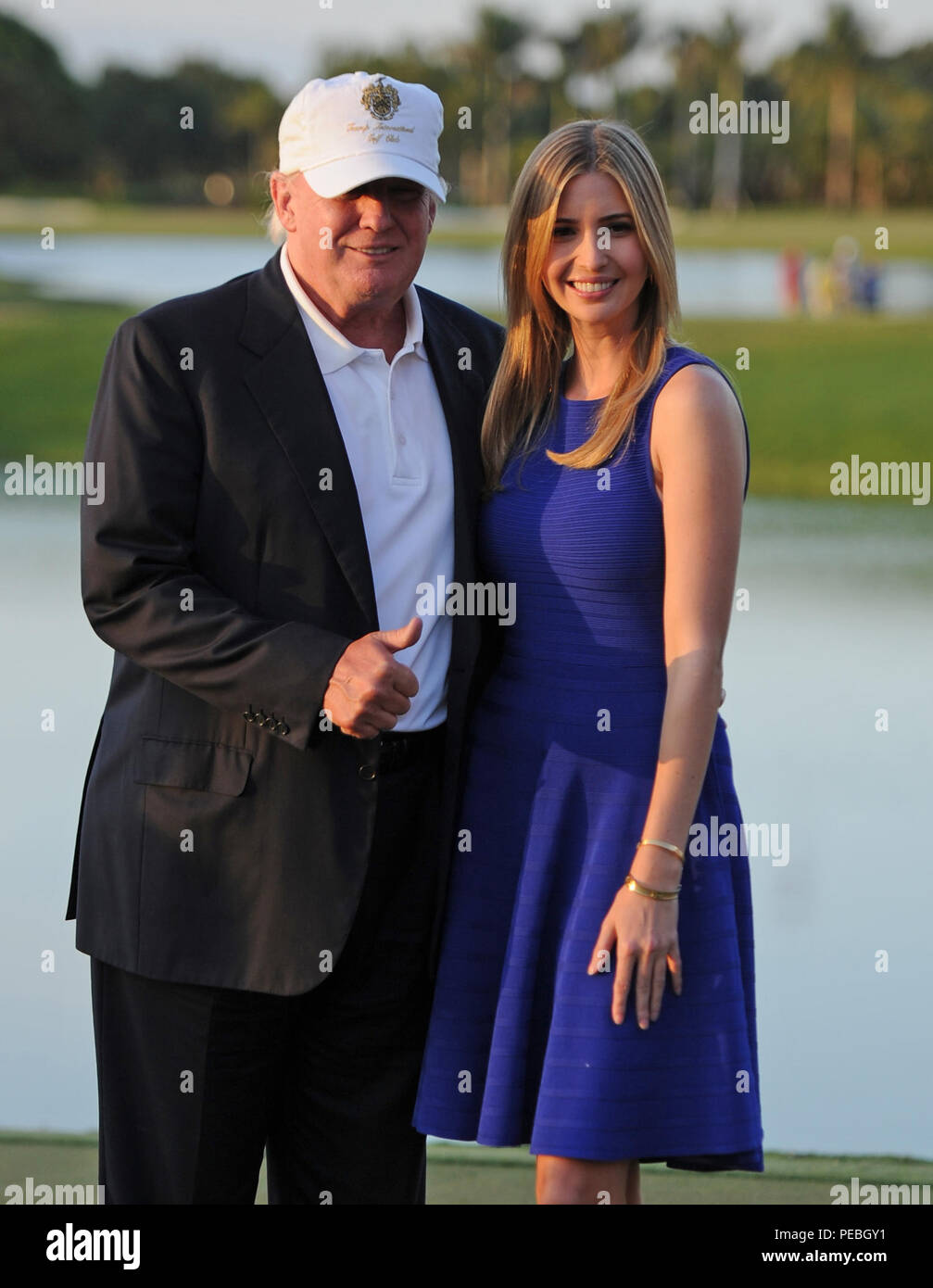 DORAL, FL - MARCH 9: Donald Trump Ivanka Trump during the final round ...