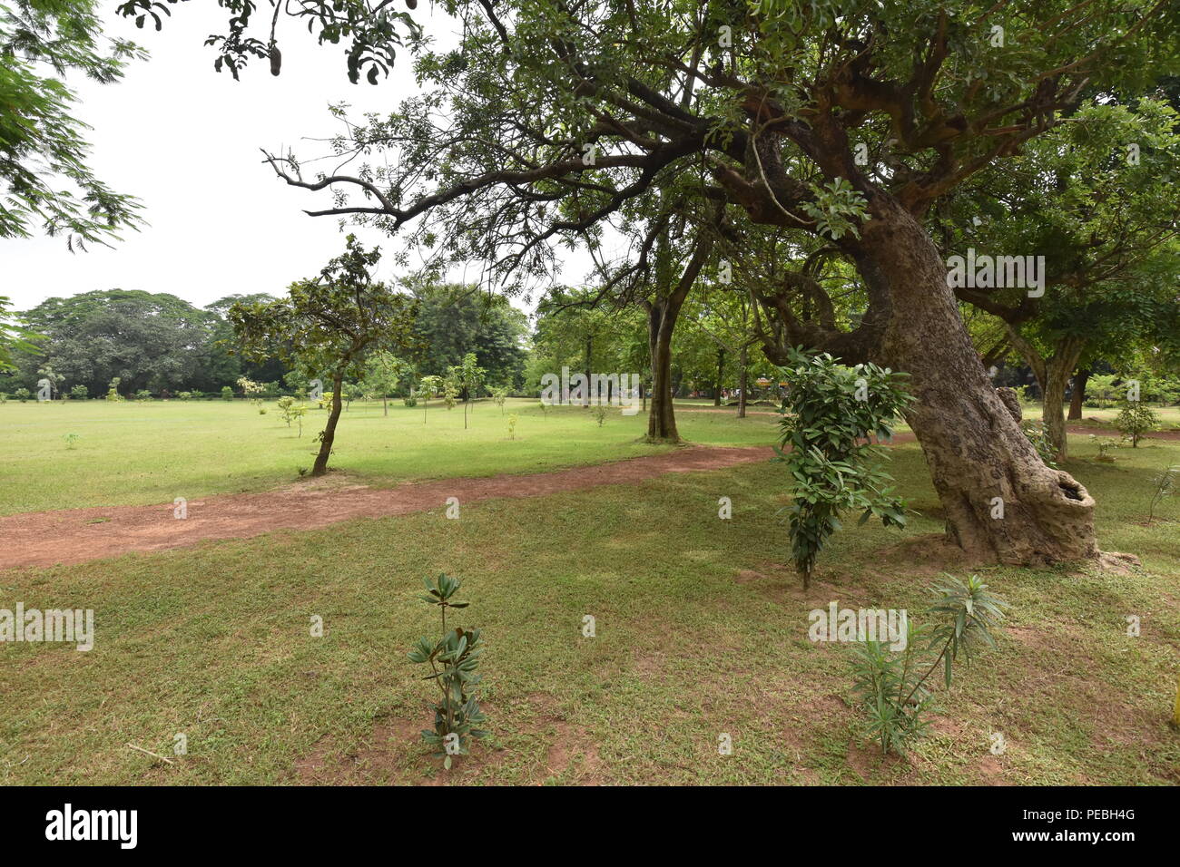 Old fairground of the Visva-Bharati university, Santiniketan, Bolpur in ...