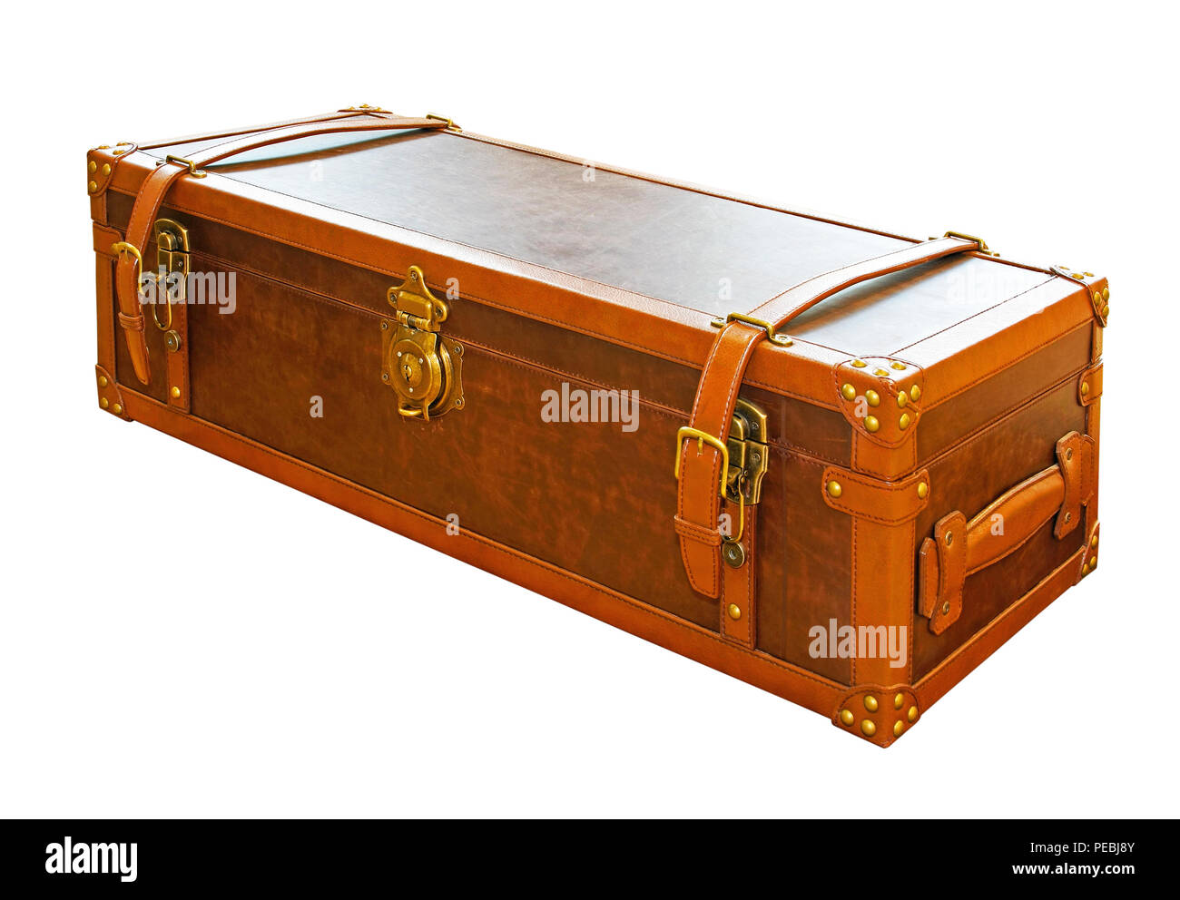 Leather trunk hi-res stock photography and images - Alamy