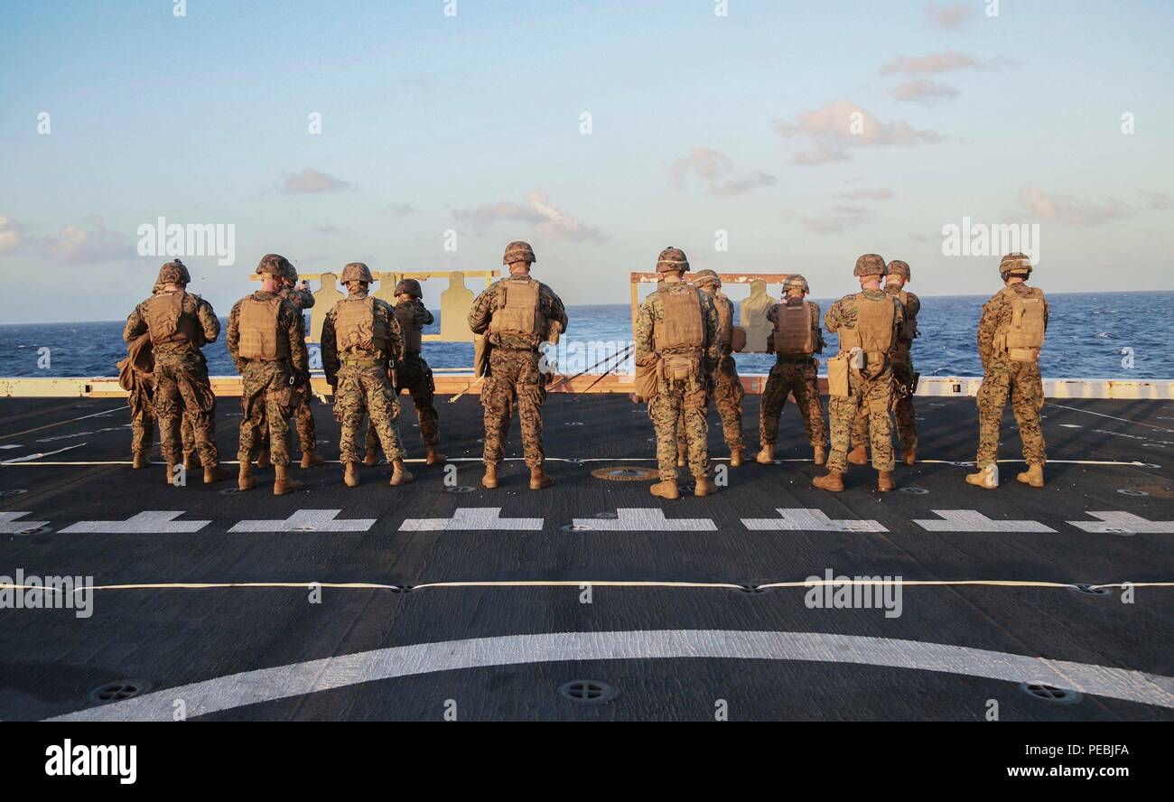 PACIFIC OCEAN (Nov. 28, 2015) U.S. Marines with 1st Light Armored ...