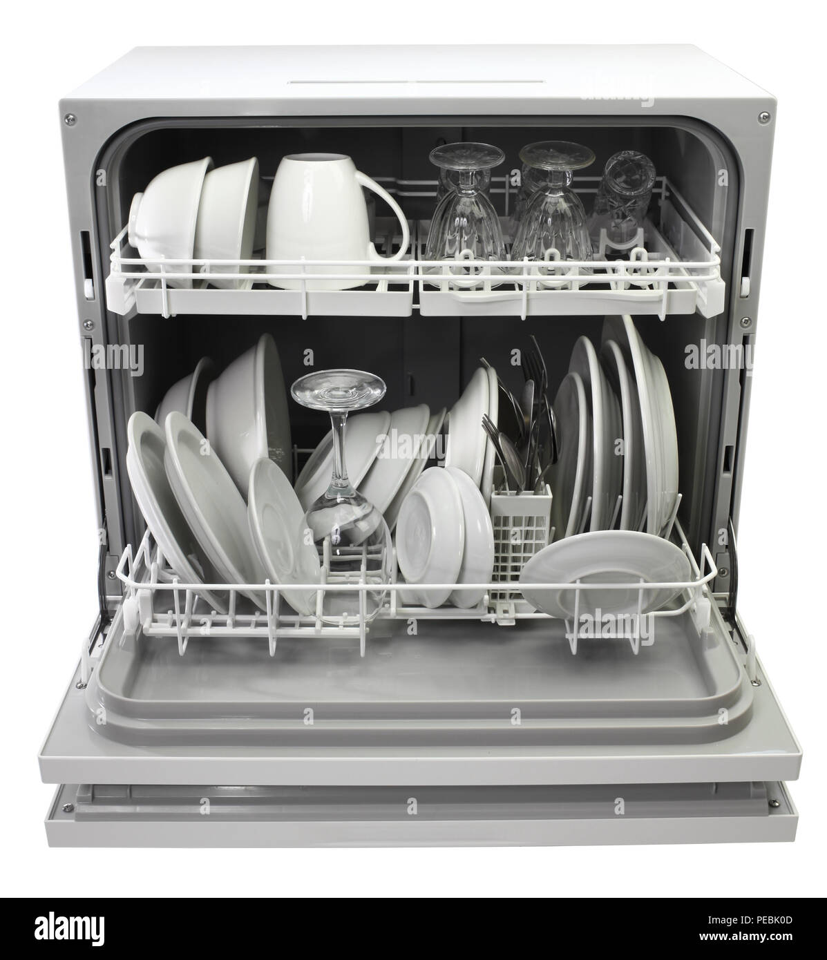 Open washing machine Cut Out Stock Images & Pictures - Alamy