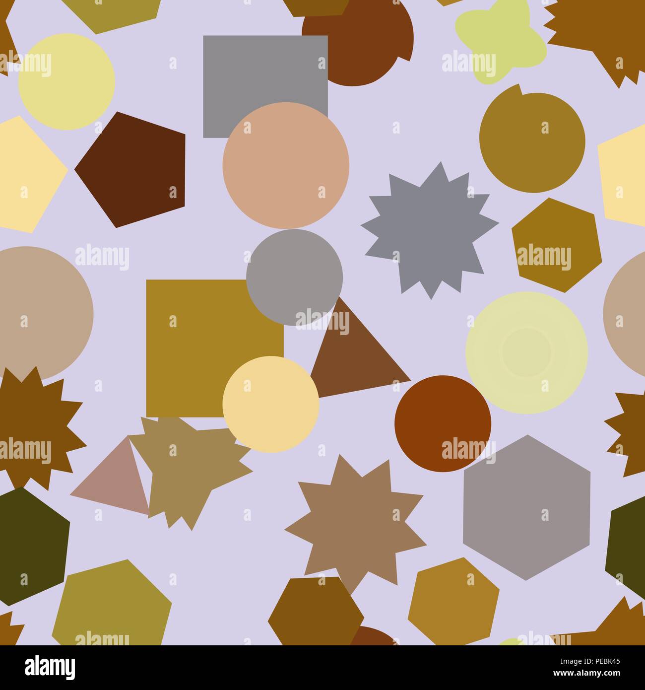 Seamless abstract mixed geometric pattern, colorful & artistic for ...