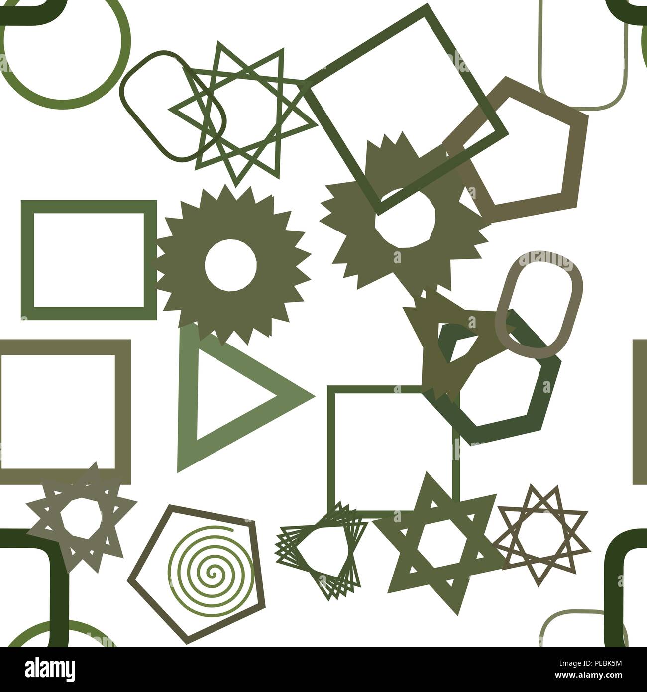 Seamless background abstract geometric mixed pattern for design. Vector ...