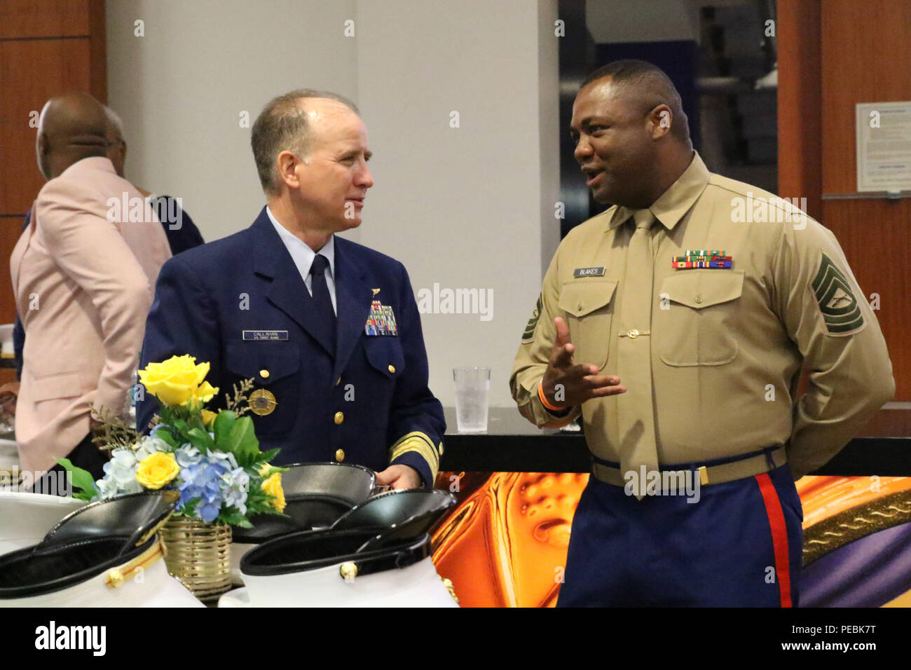 Rear Adm. David Callahan, U.S. Coast Guard Eight District commander ...