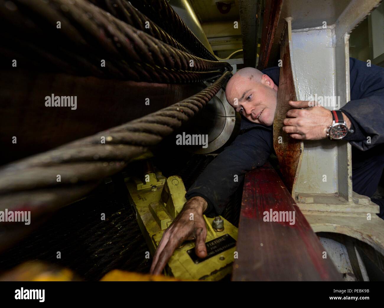 NAVAL BASE KITSAP-BREMERTON. Wash. (Nov. 30, 2015) – Aviation Boatswain ...