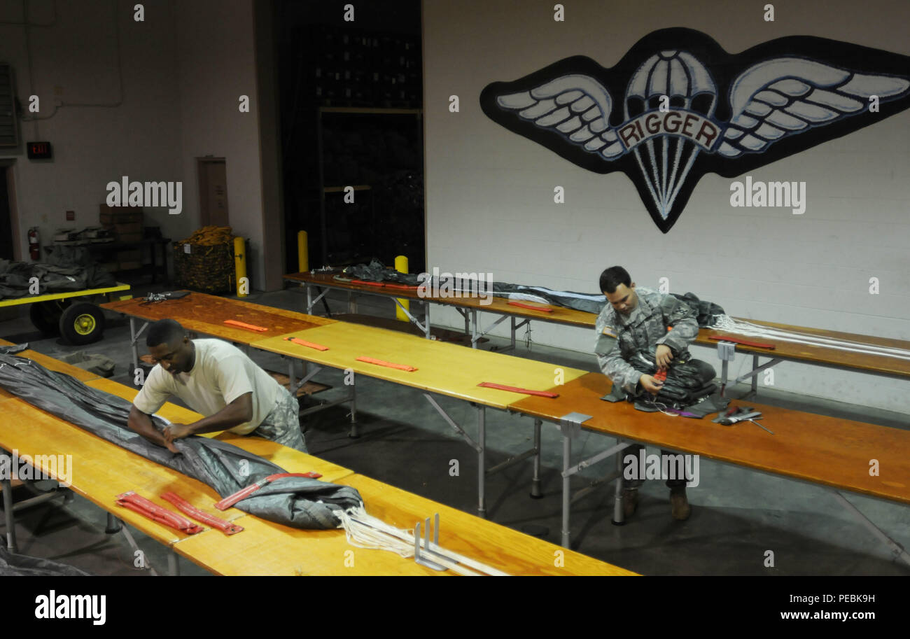 U.S. Army Spc. Tyrone Herman (left) and Spc. Christopher Locklear, with ...