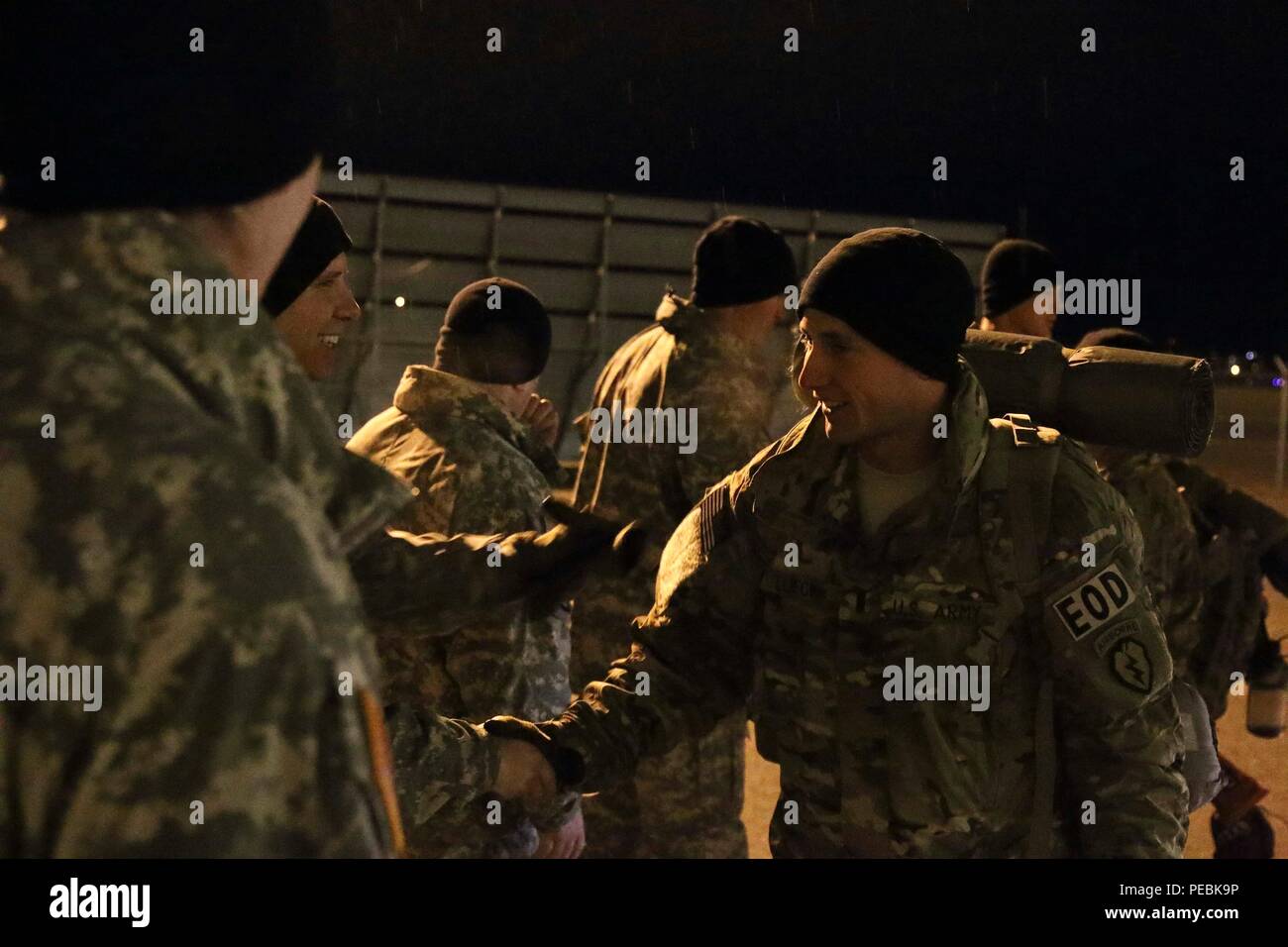 Paratroopers assigned to the 716th Explosive Ordnance Disposal Detachment, 725th Brigade Support ...