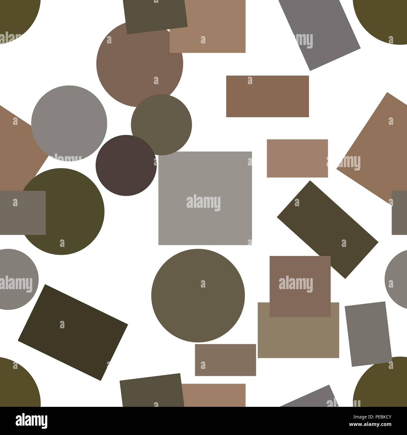 Seamless shape of ellipse & square box, abstract geometric background ...