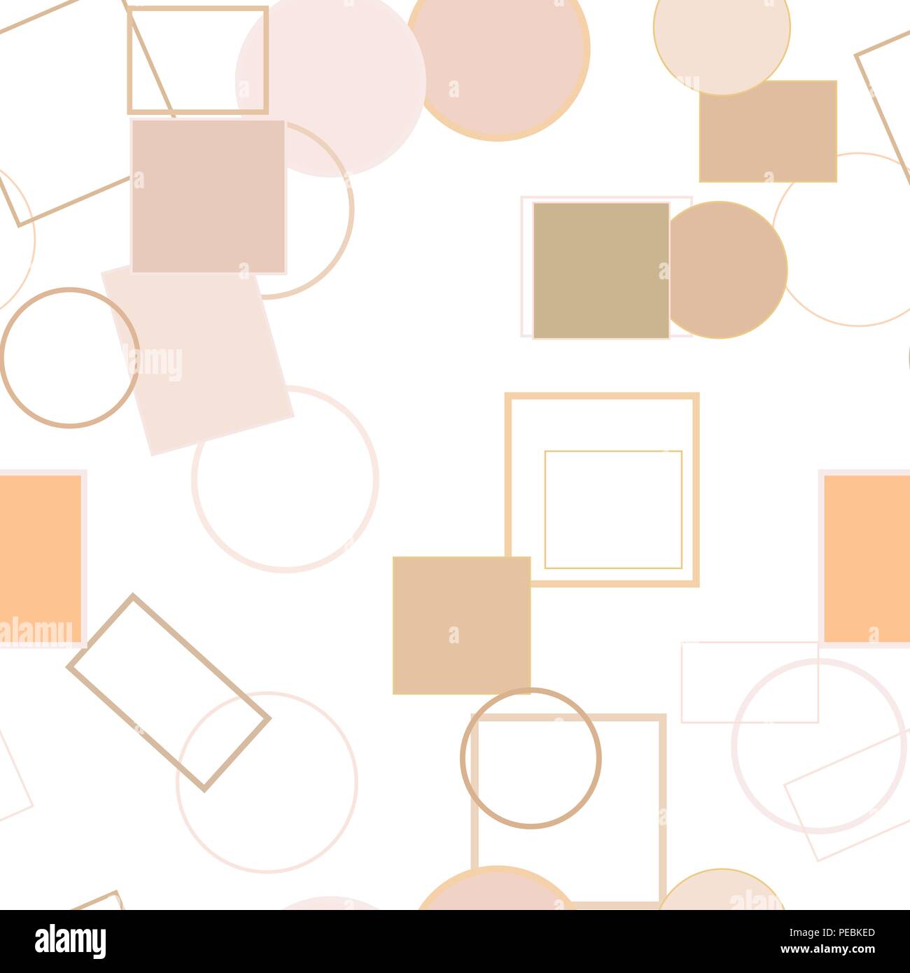 Seamless abstract colored geometric ellipse & square box pattern. Good ...