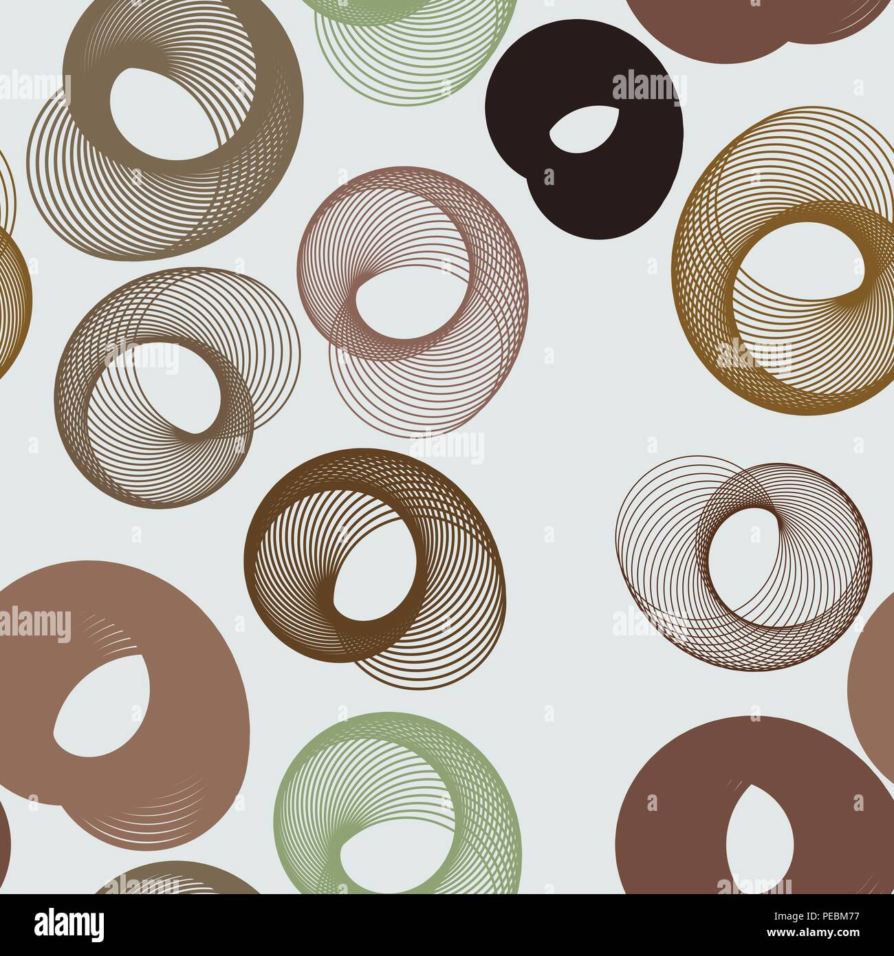 Seamless geometric Conceptual background circles or ellipses pattern ...