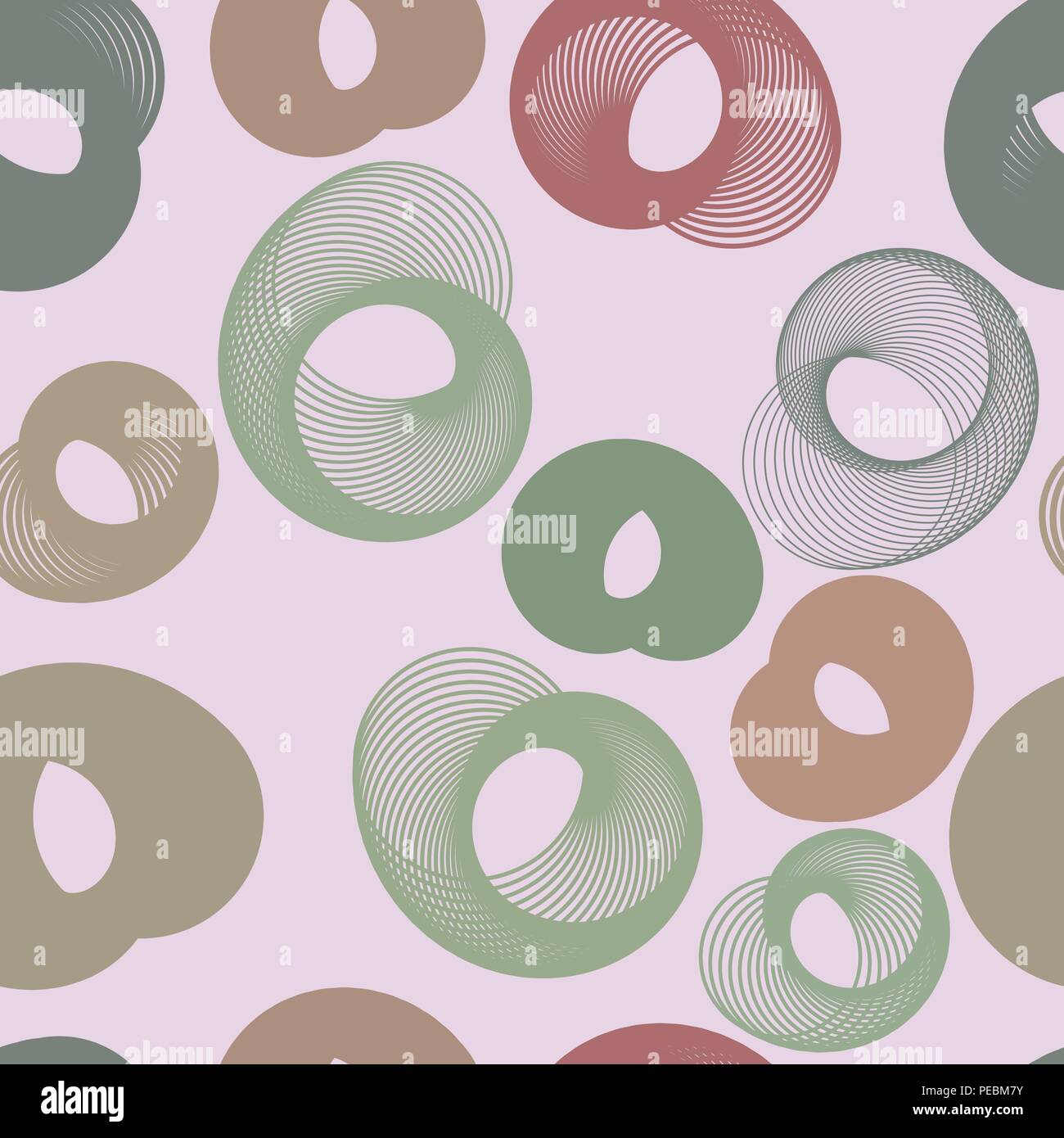Seamless geometric Conceptual background circles or ellipses pattern ...