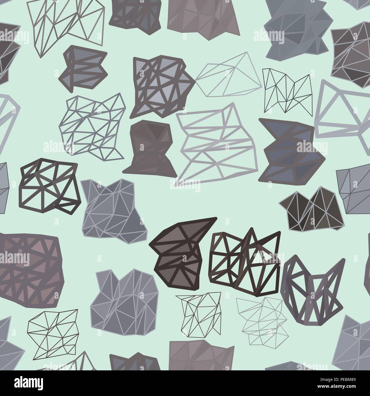 Seamless abstract conceptual geometric triangle strip pattern. Good for ...