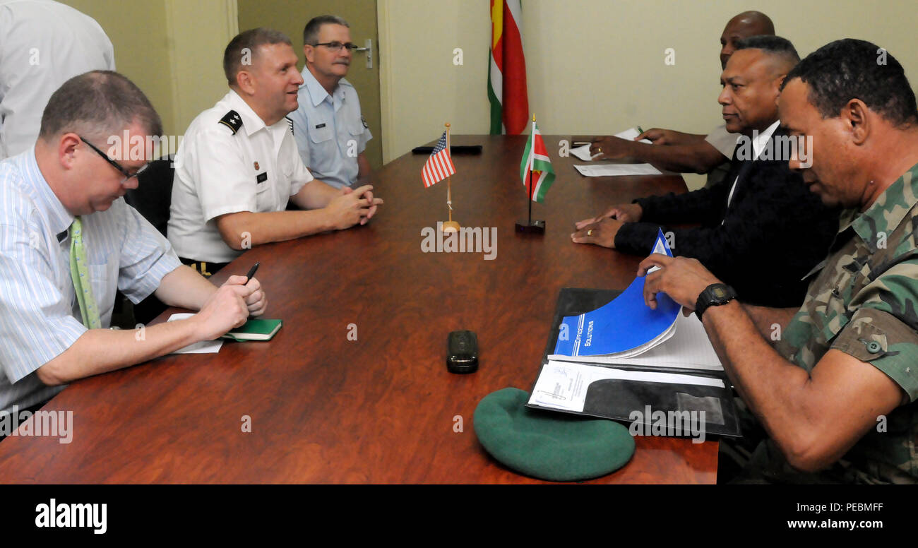 Suriname minister of defense hi-res stock photography and images - Alamy