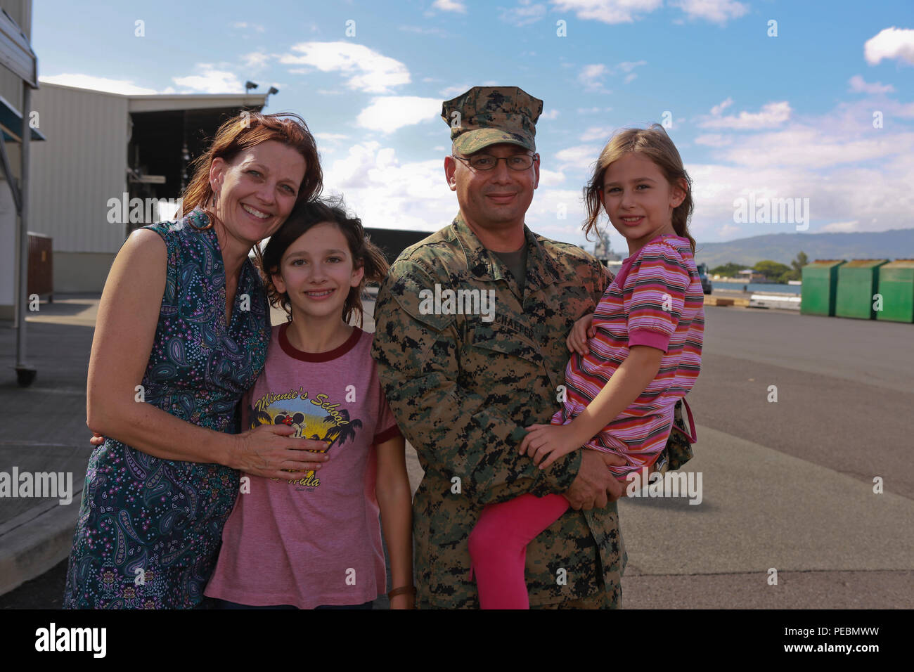 Sgt. Maj. Doug B. Schaefer, the 15th Marine Expeditionary Unit sergeant ...