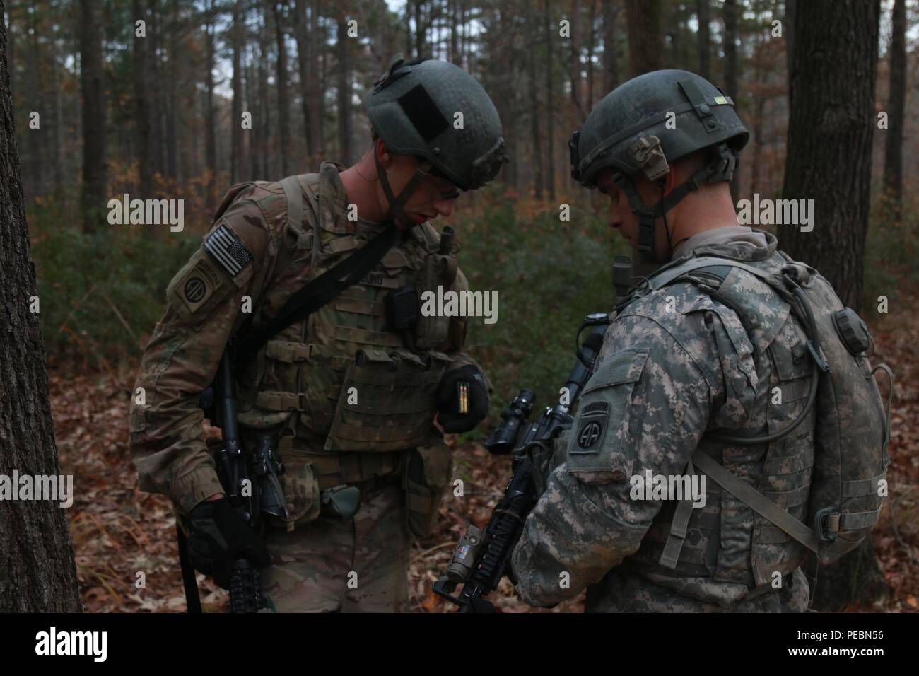 A team leader from Pathfinder Company, 2nd Assault Helicopter Battalion ...