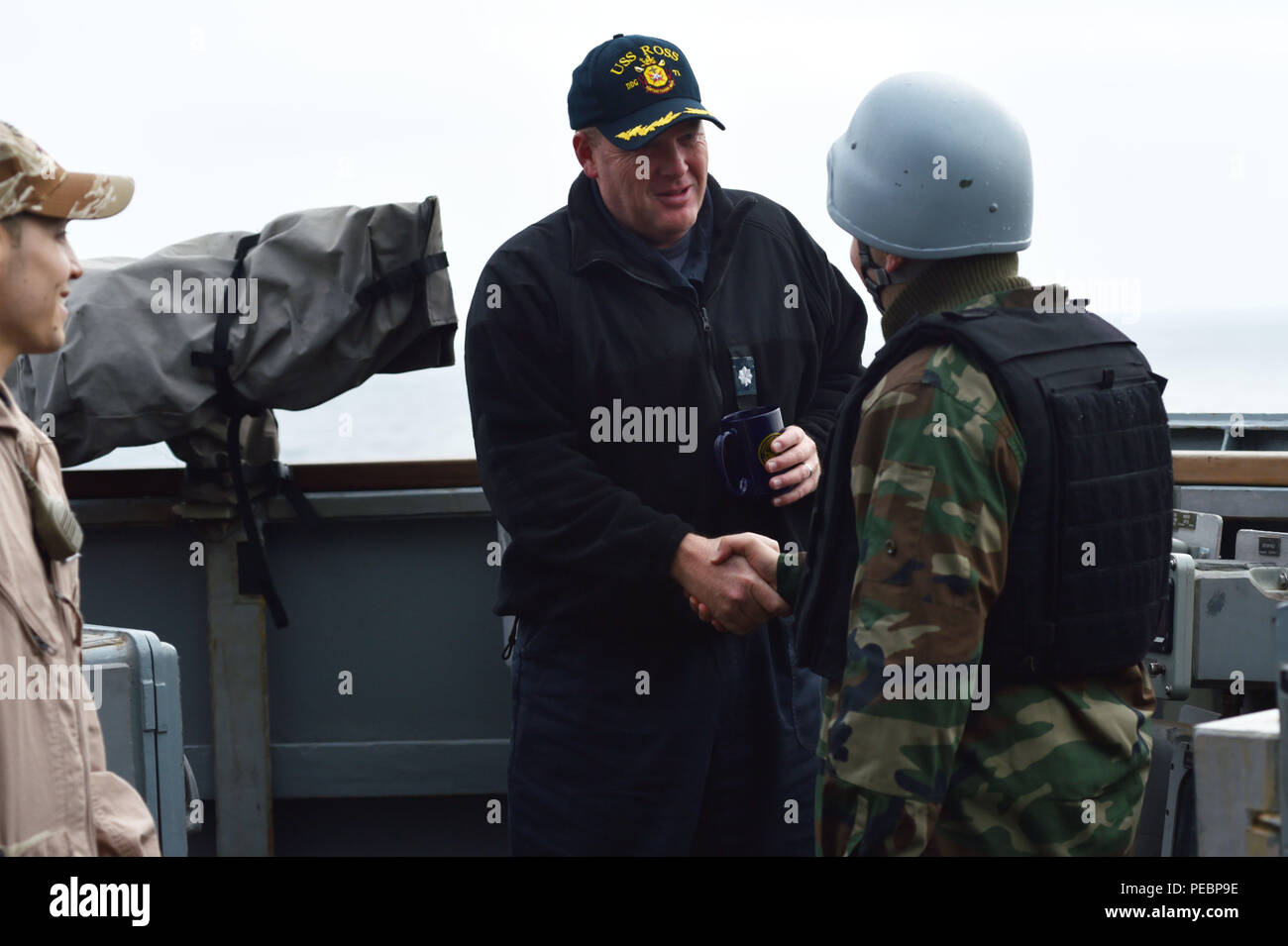 151206-N-XT273-356 BLACK SEA (Dec. 6, 2015) Commanding Officer Cmdr ...