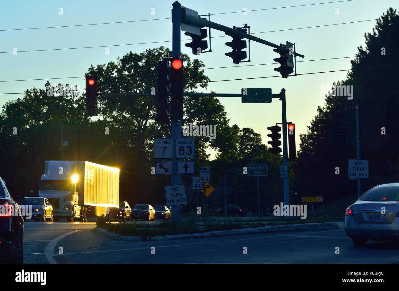 Lincoln Highway Illinois Stock Photos & Lincoln Highway Illinois Stock ...