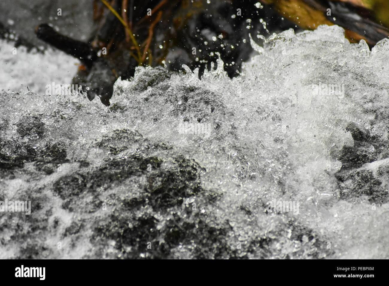 Stock ghyll force waterfall Stock Photo - Alamy