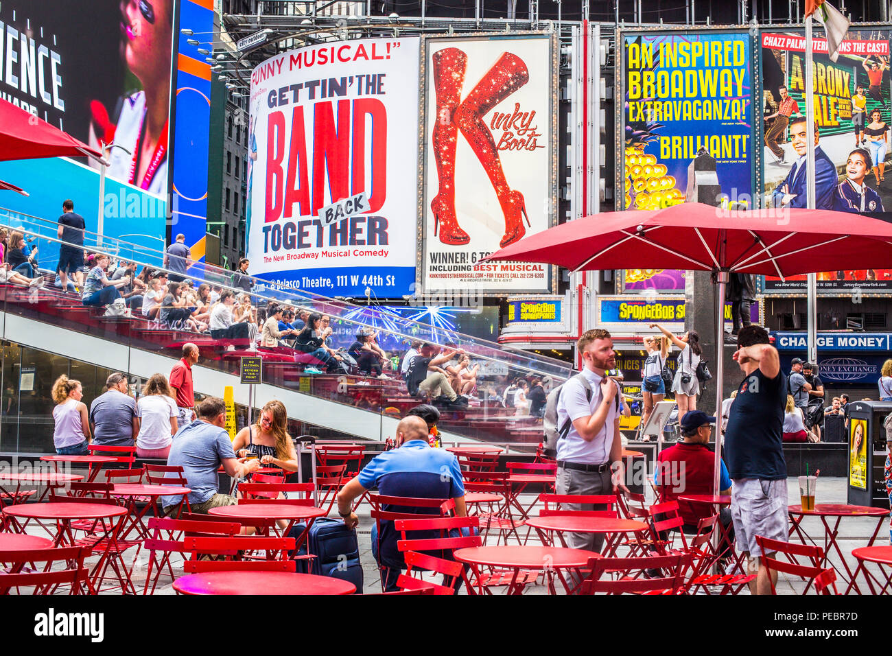 New york city ads billboard billboards advertising hi-res stock ...