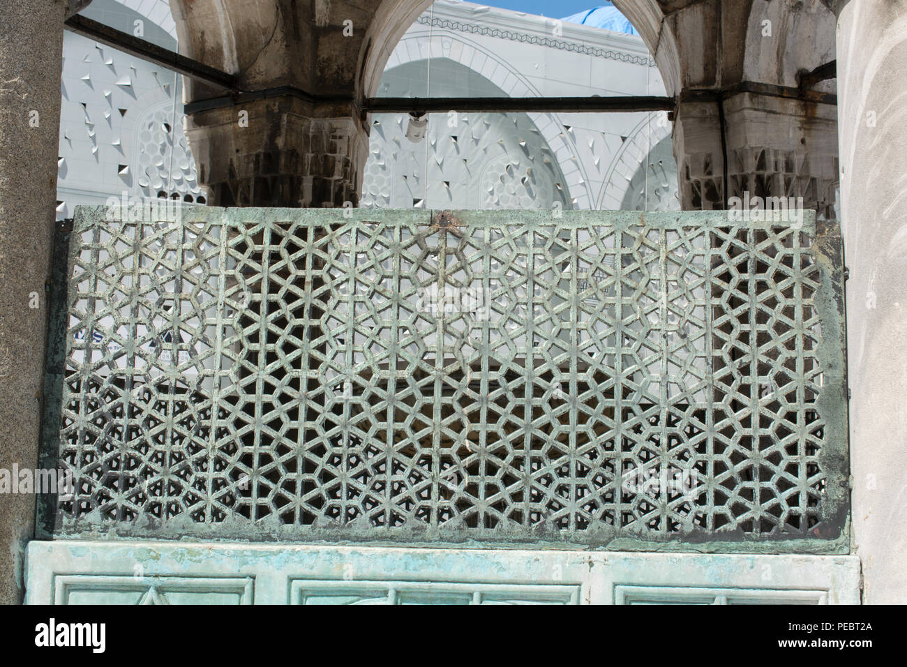 Example of Ottoman art patterns applied on metals Stock Photo - Alamy