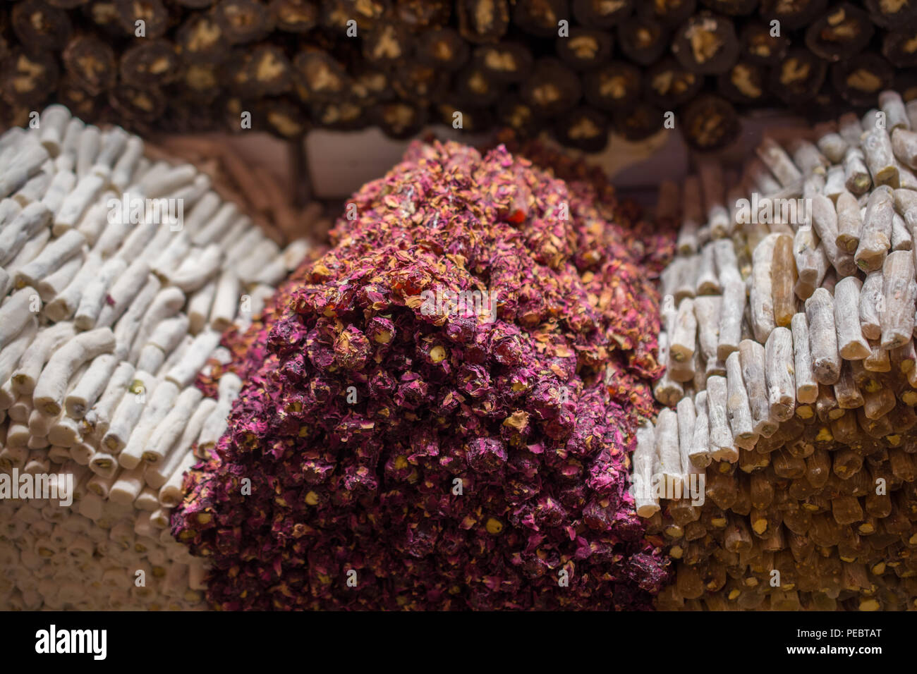 Load of traditional turkish delight lokum candy Stock Photo - Alamy