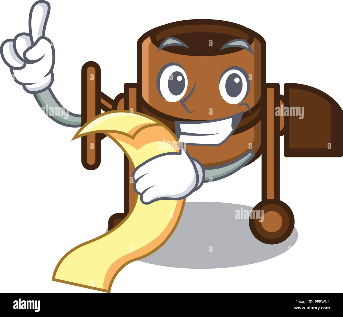 With menu concrete mixer mascot cartoon Stock Vector Image & Art - Alamy