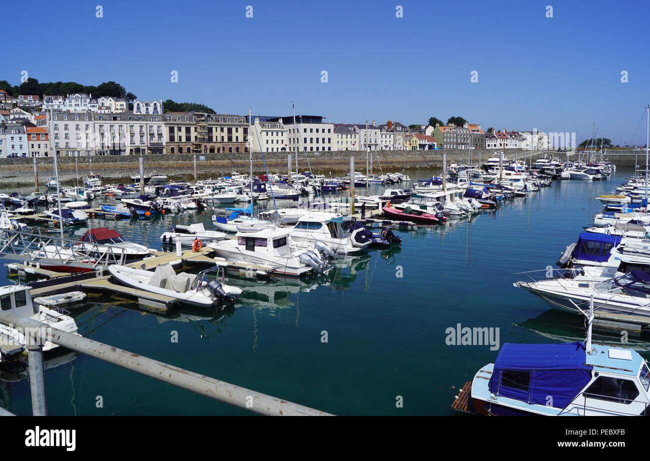 St peter port is the capital of guernsey hi-res stock photography and ...