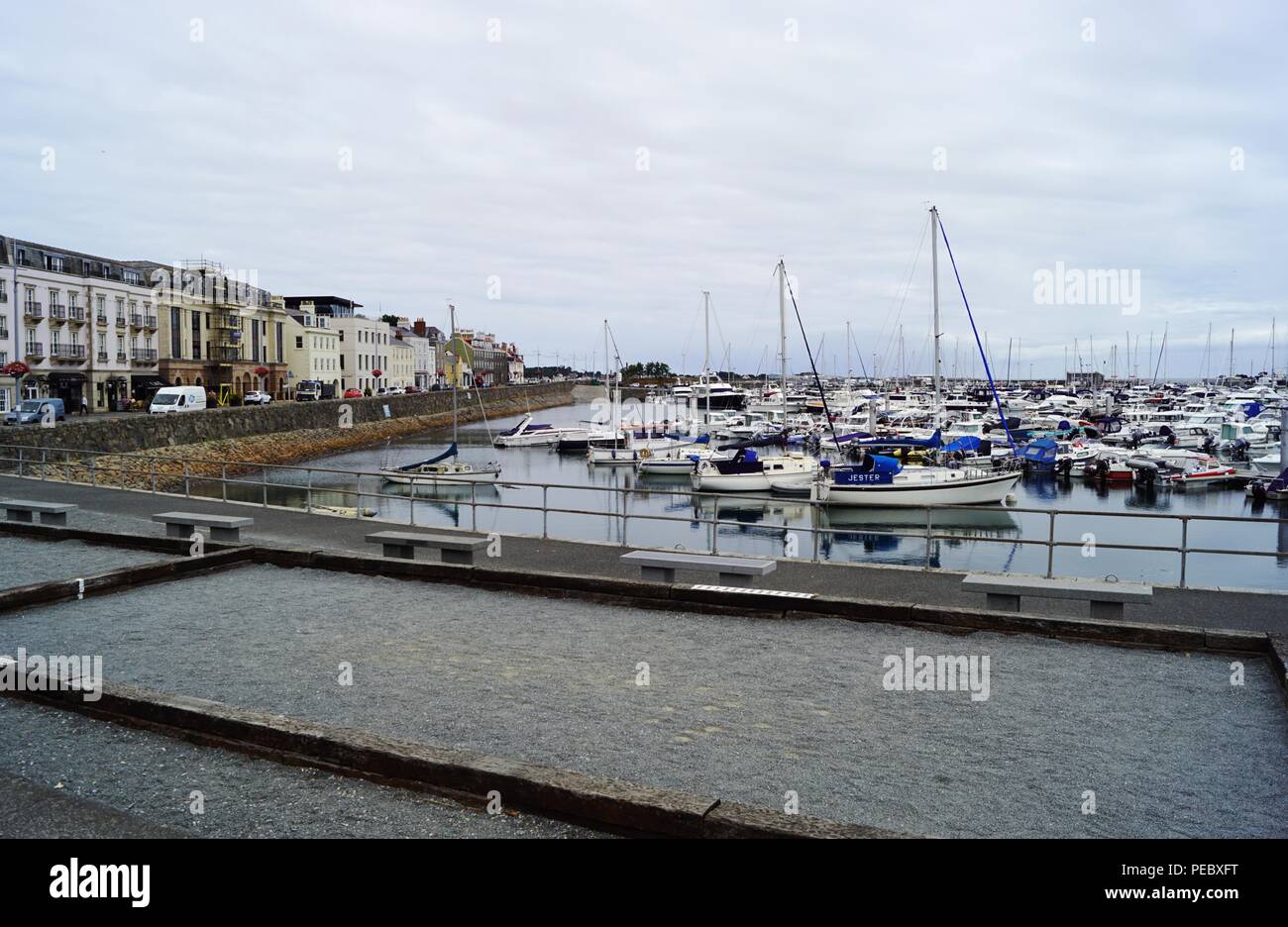 St peter port is the capital of guernsey hi-res stock photography and ...