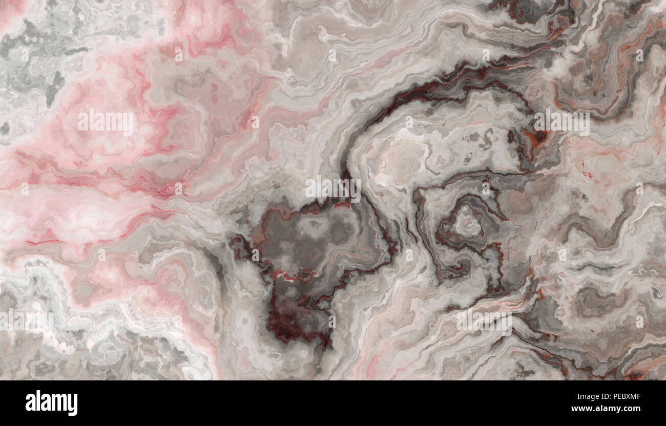The tile of grey Onyx abstract texture with rose inclusions. Colorful ...