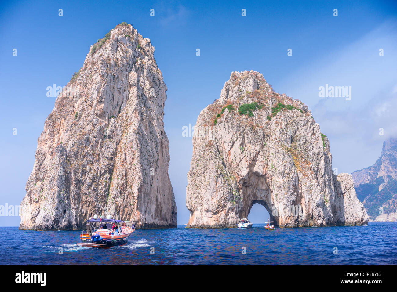 Faraglioni rocks stacks capri hi-res stock photography and images - Alamy