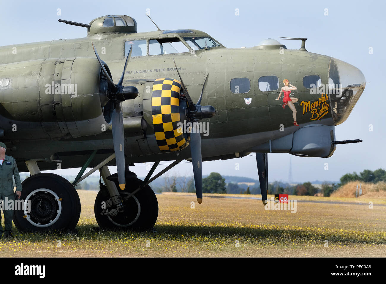 Boeing b 17 flying fortress bombers hi-res stock photography and images ...