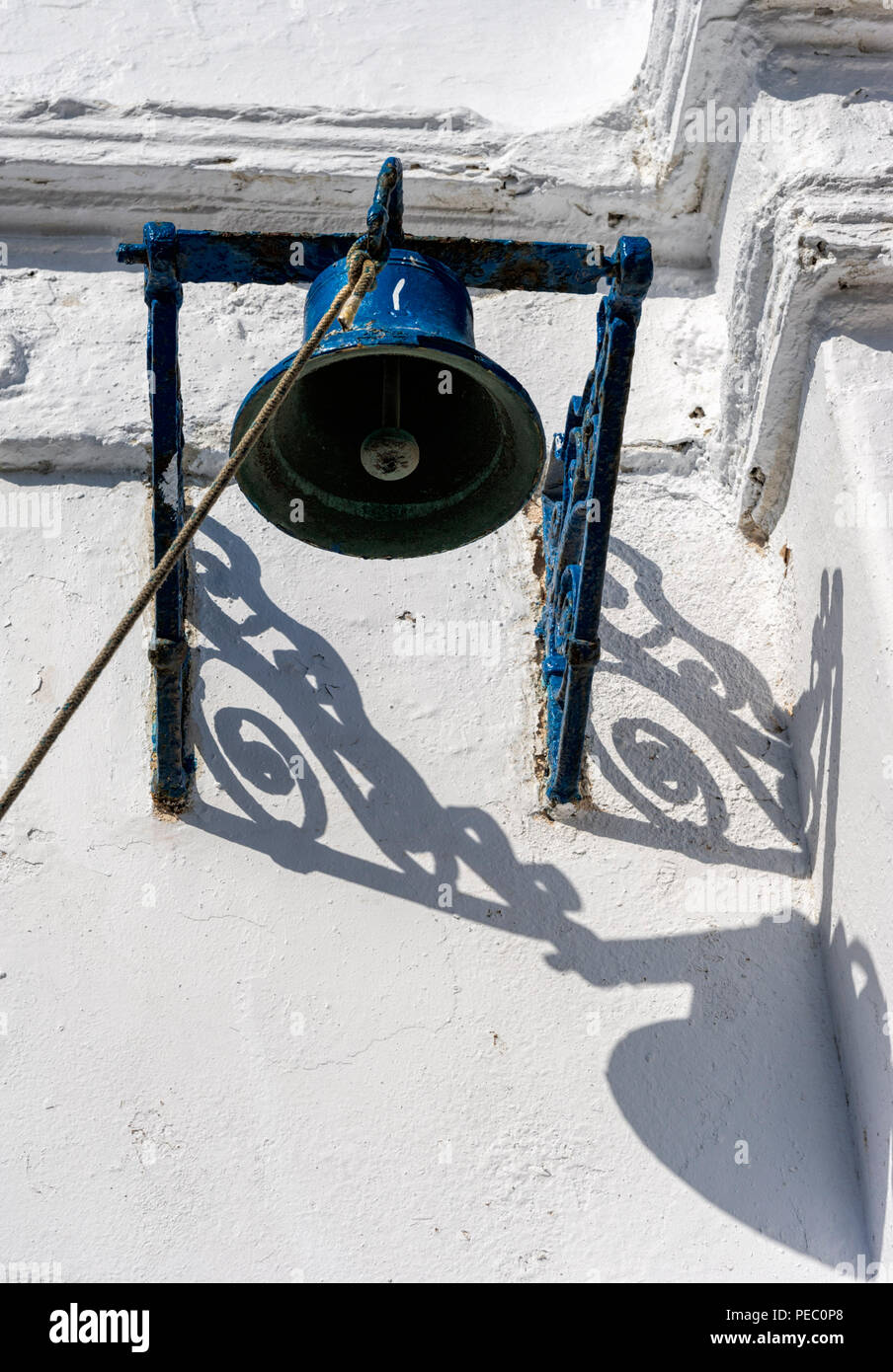 Blue cast iron bell hi-res stock photography and images - Alamy