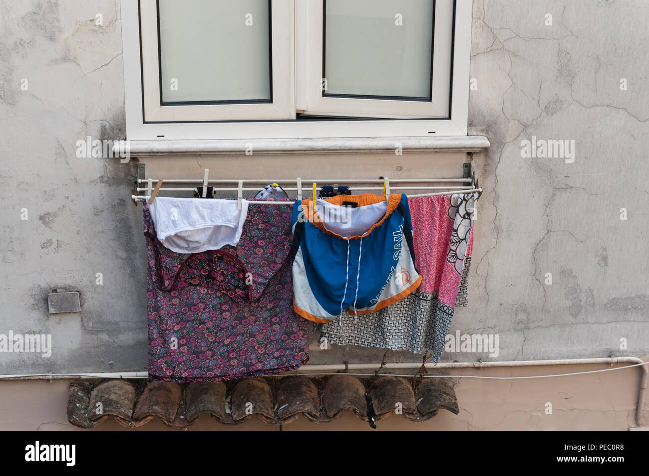 Colourful washing drying outside hi-res stock photography and images ...