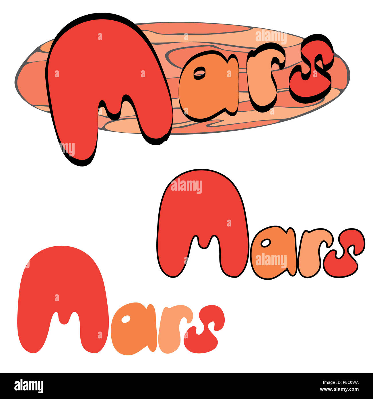 Mars design Cut Out Stock Images & Pictures - Alamy