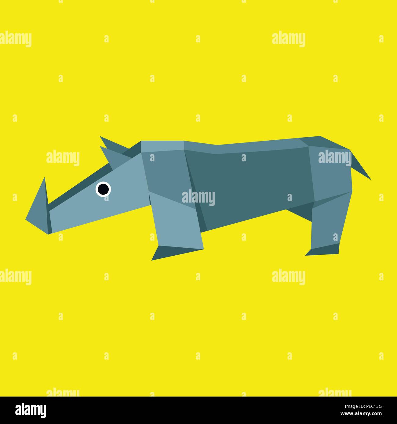 Origami model Stock Vector Images - Alamy