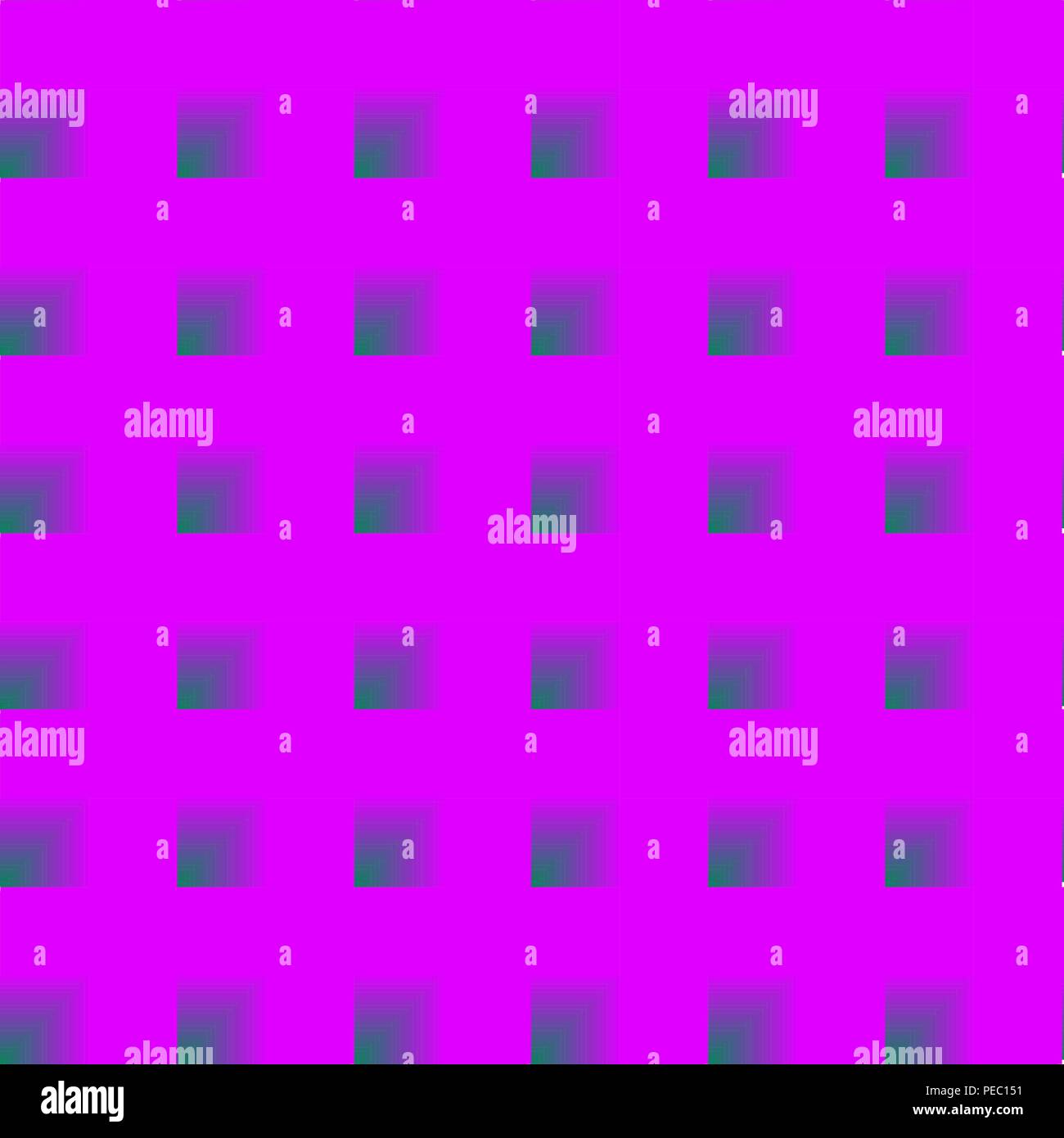 Bright 80s retro seamless magenta and green block of flats pattern ...