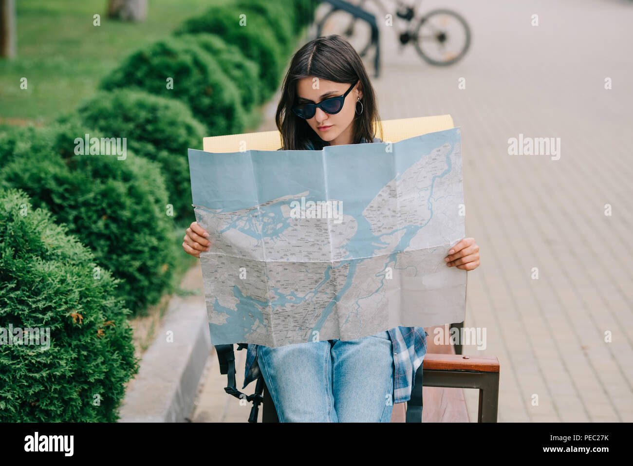 Person Holding Map High Resolution Stock Photography and Images - Alamy