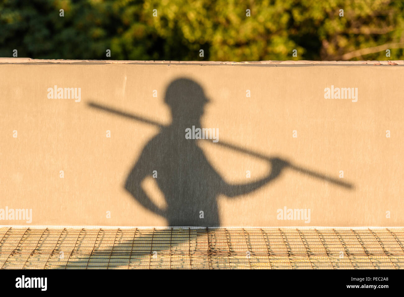 Builder shadow hi-res stock photography and images - Alamy