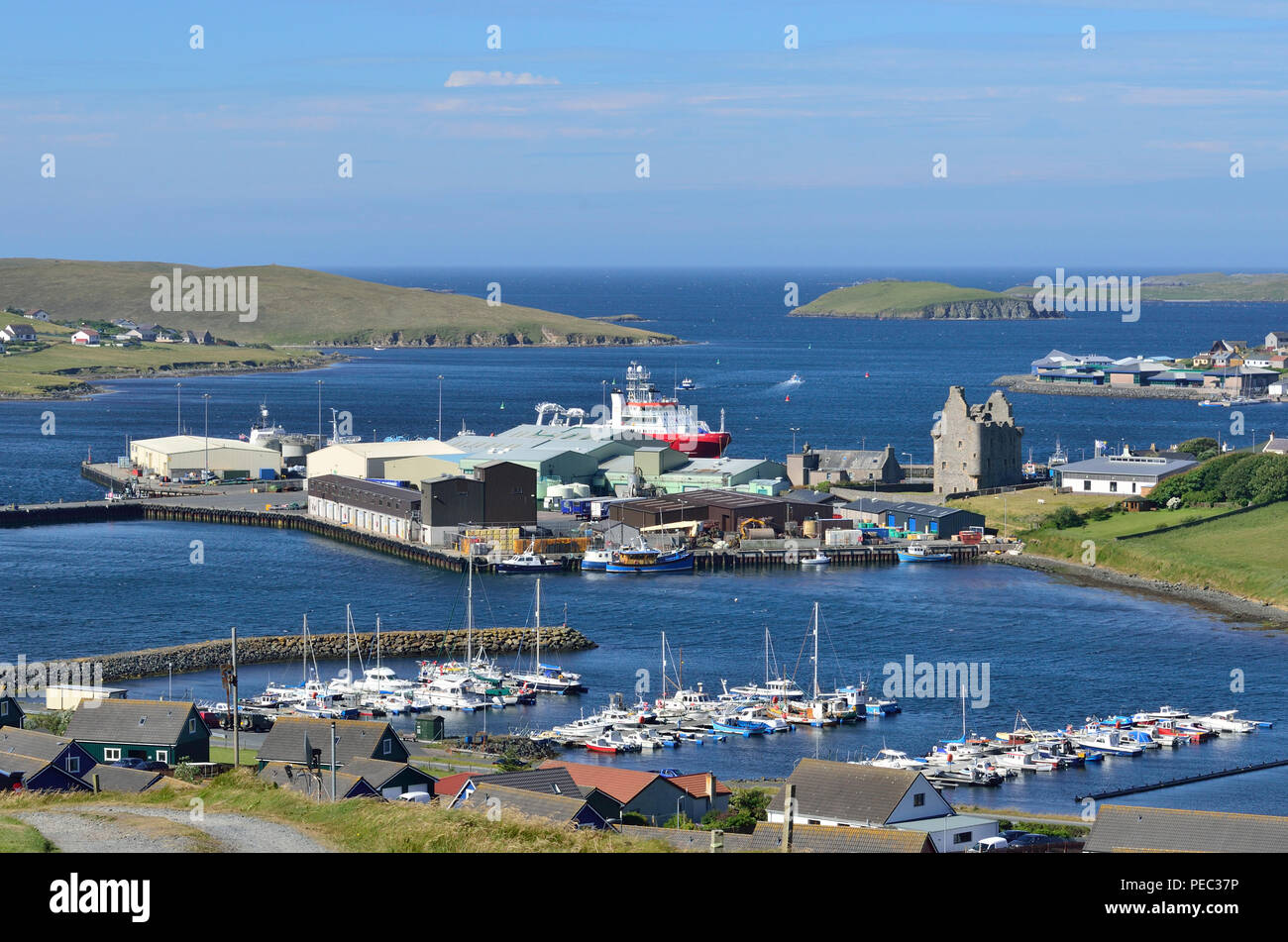Scalloway shetland yacht hi-res stock photography and images - Alamy