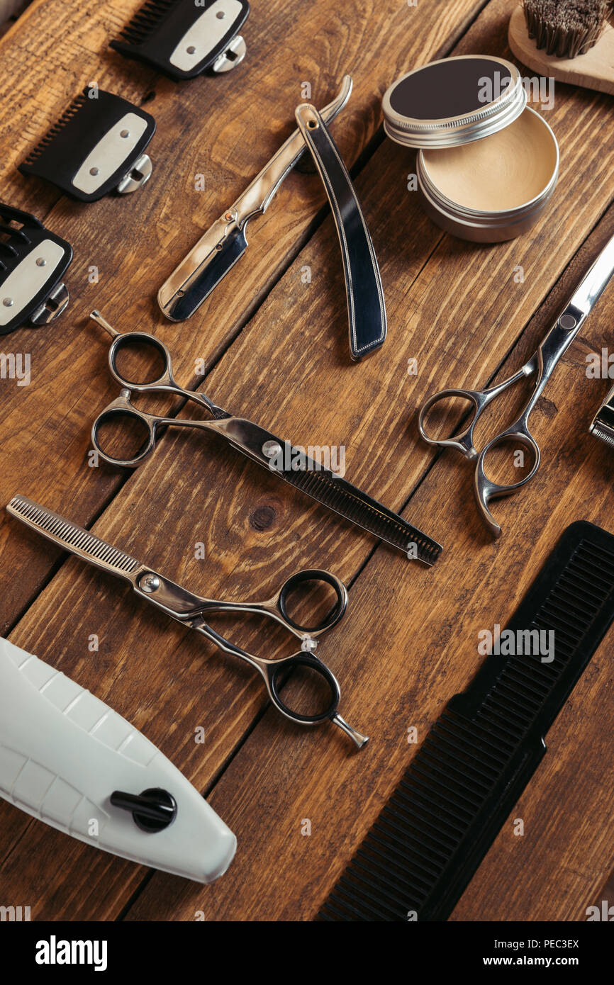 Barber tools hi-res stock photography and images - Alamy