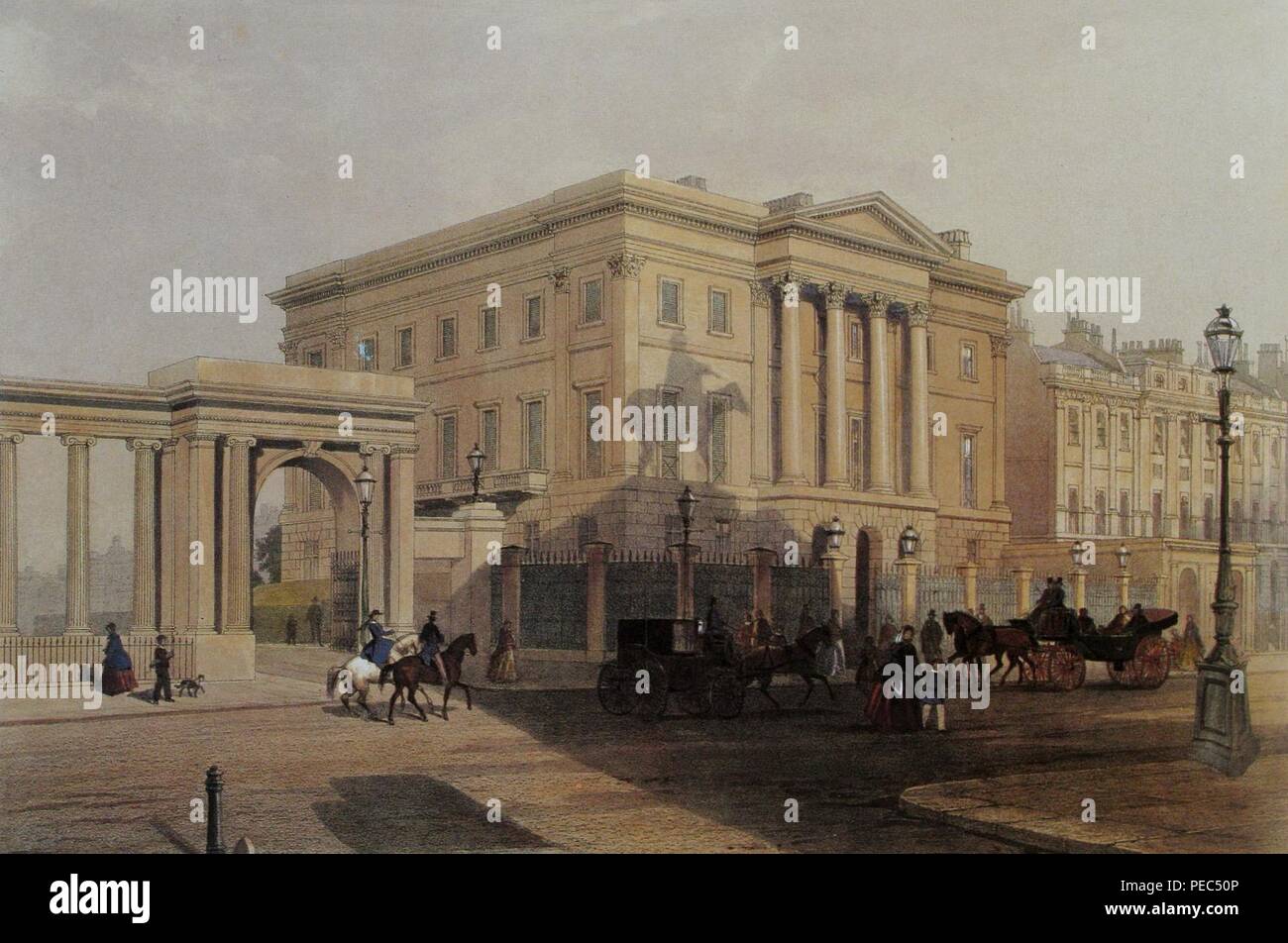 Apsley House 1853 Stock Photo - Alamy