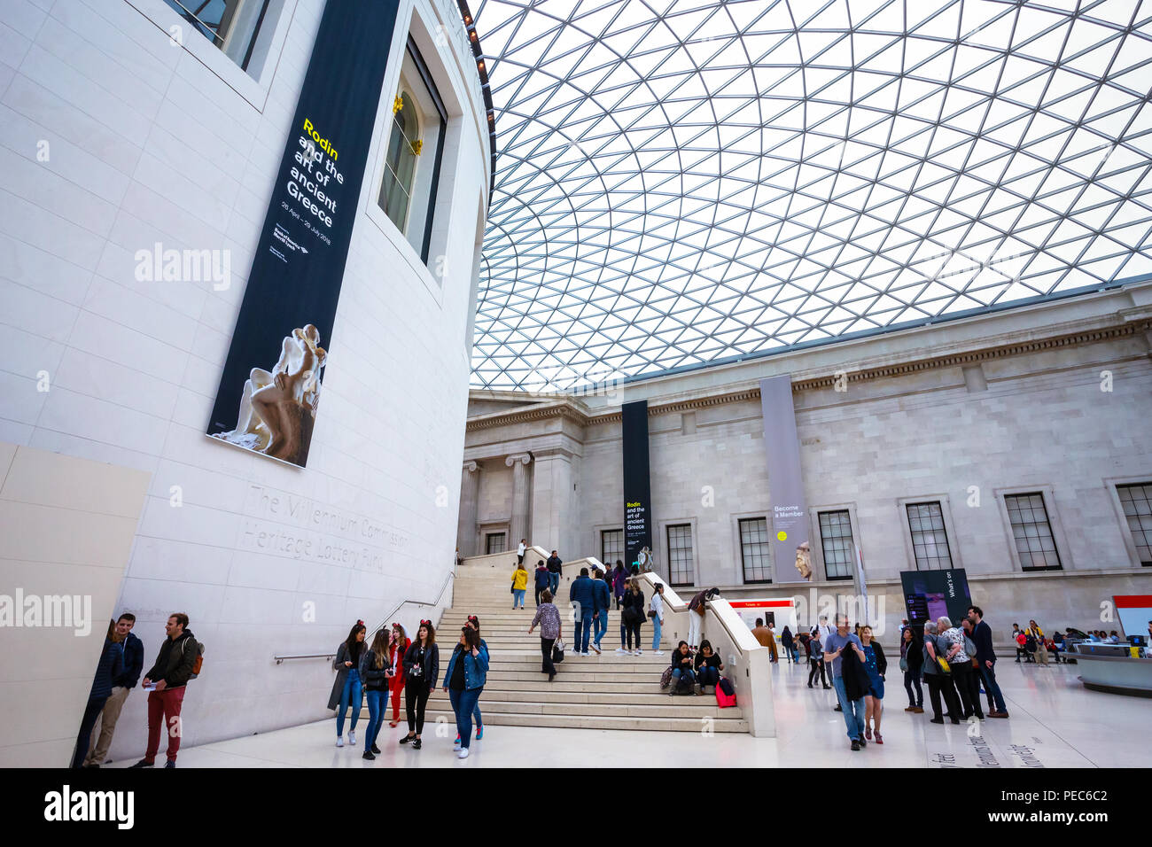 LONDON, UNITED KINGDOM - MAY 12 2018: The British Museum is a public ...