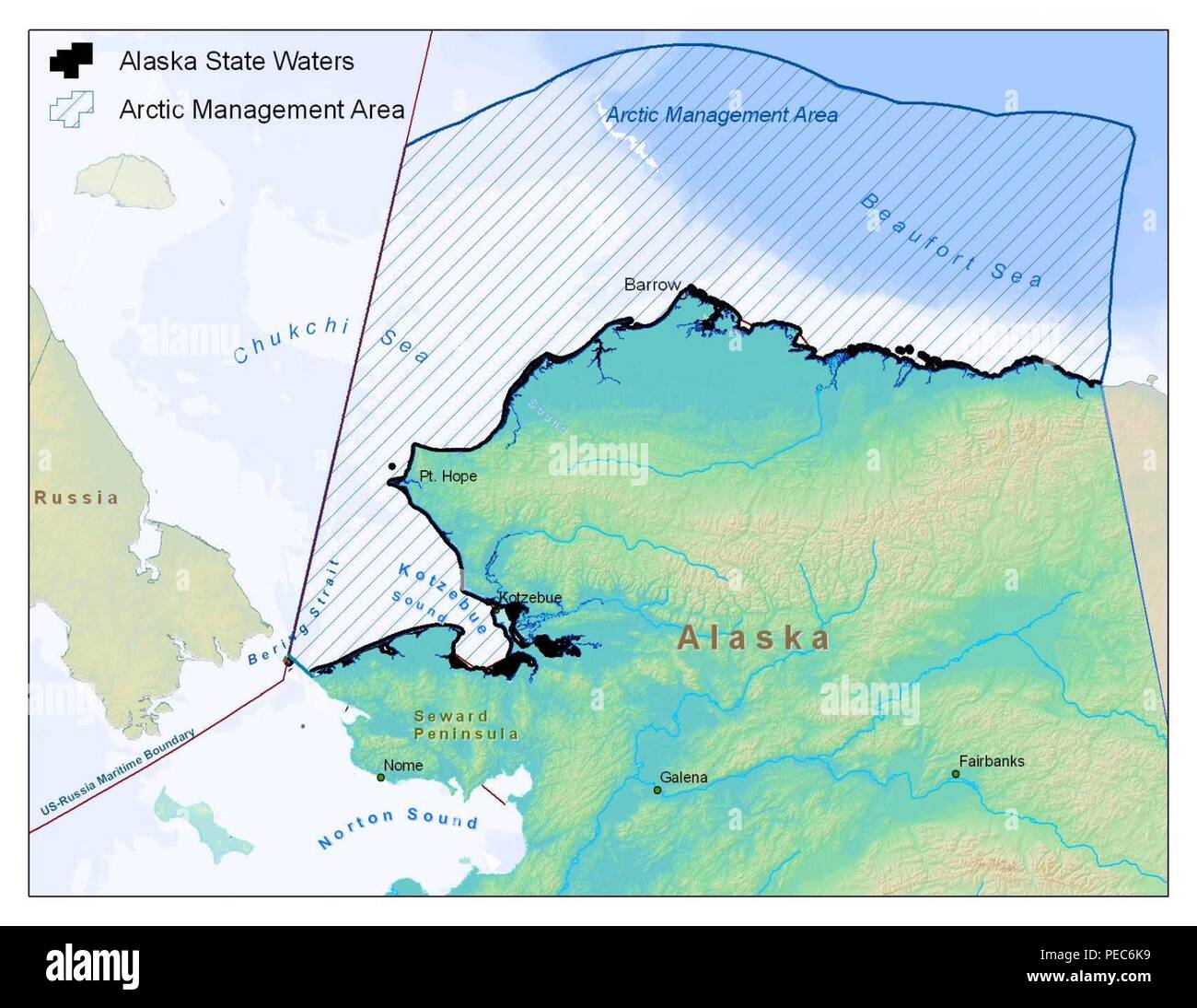 Arctic management area Stock Photo - Alamy