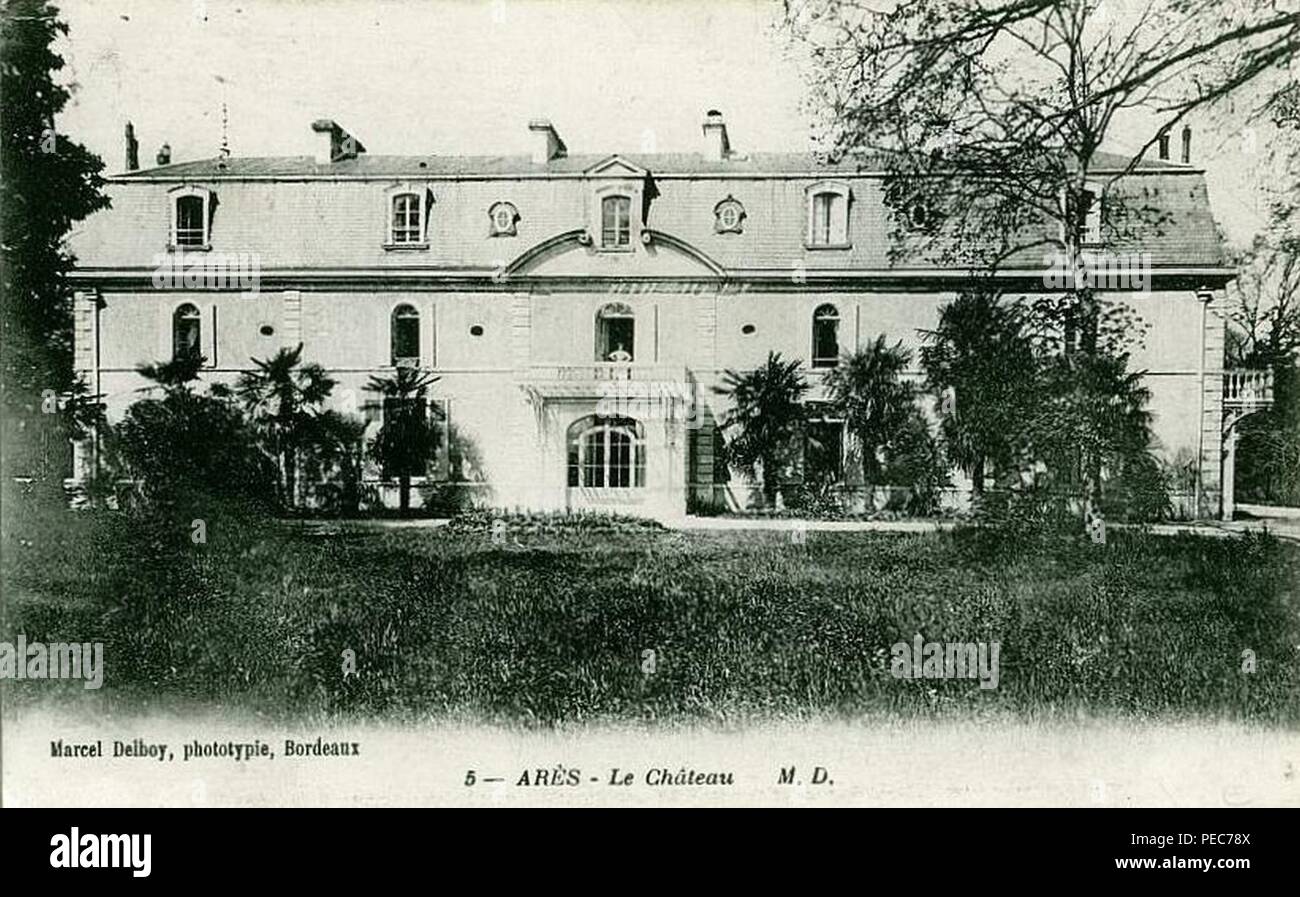 Arès - château Javal 1 Stock Photo - Alamy