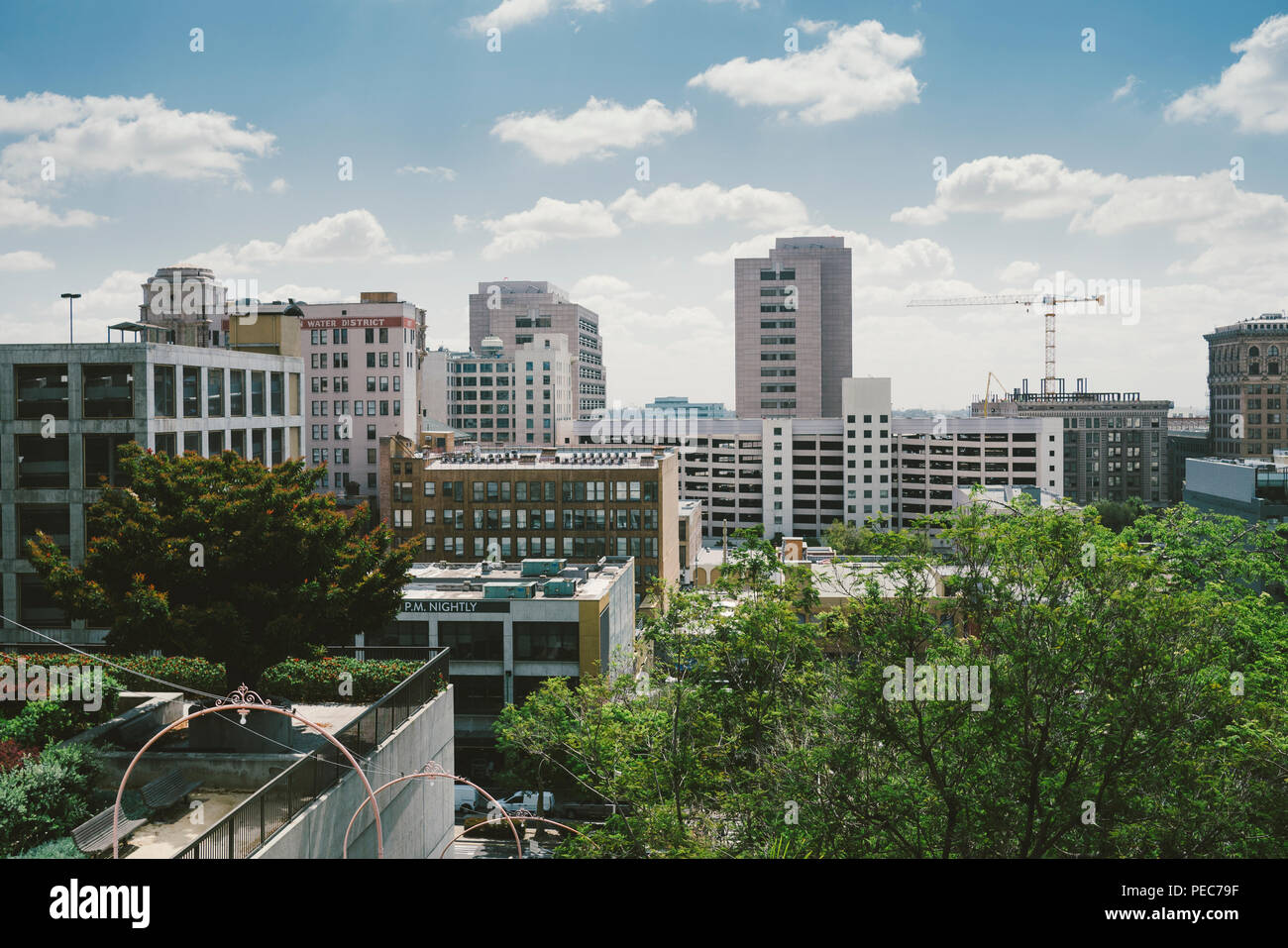 View of Downtown Los Angeles Historic Core Stock Photo - Alamy
