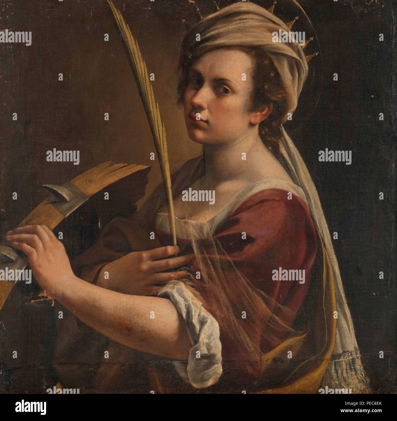 Artemisia Gentileschi Self Portrait 5365 Stock Photo Alamy
