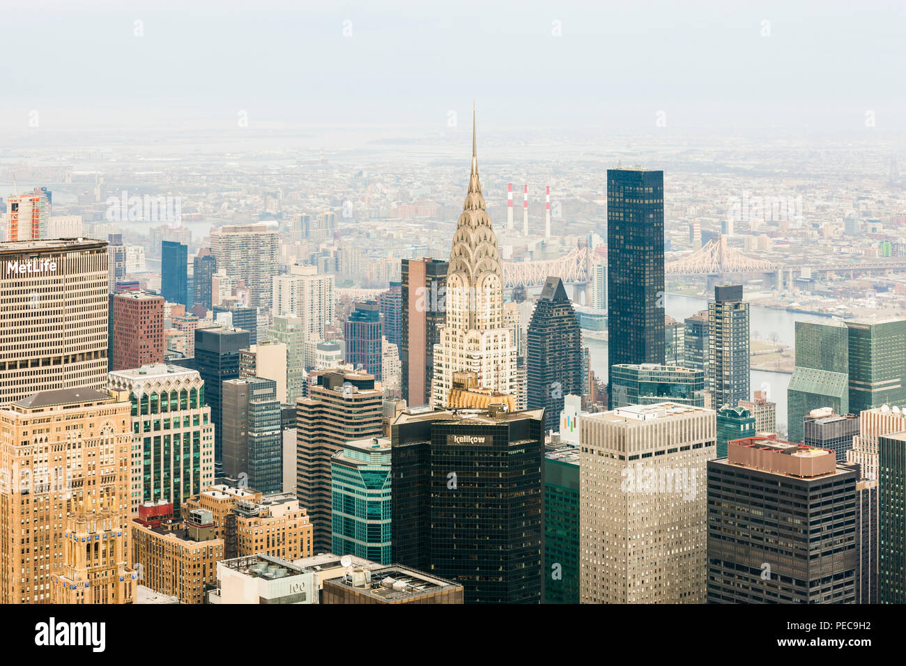 View from chrysler building hi-res stock photography and images - Alamy