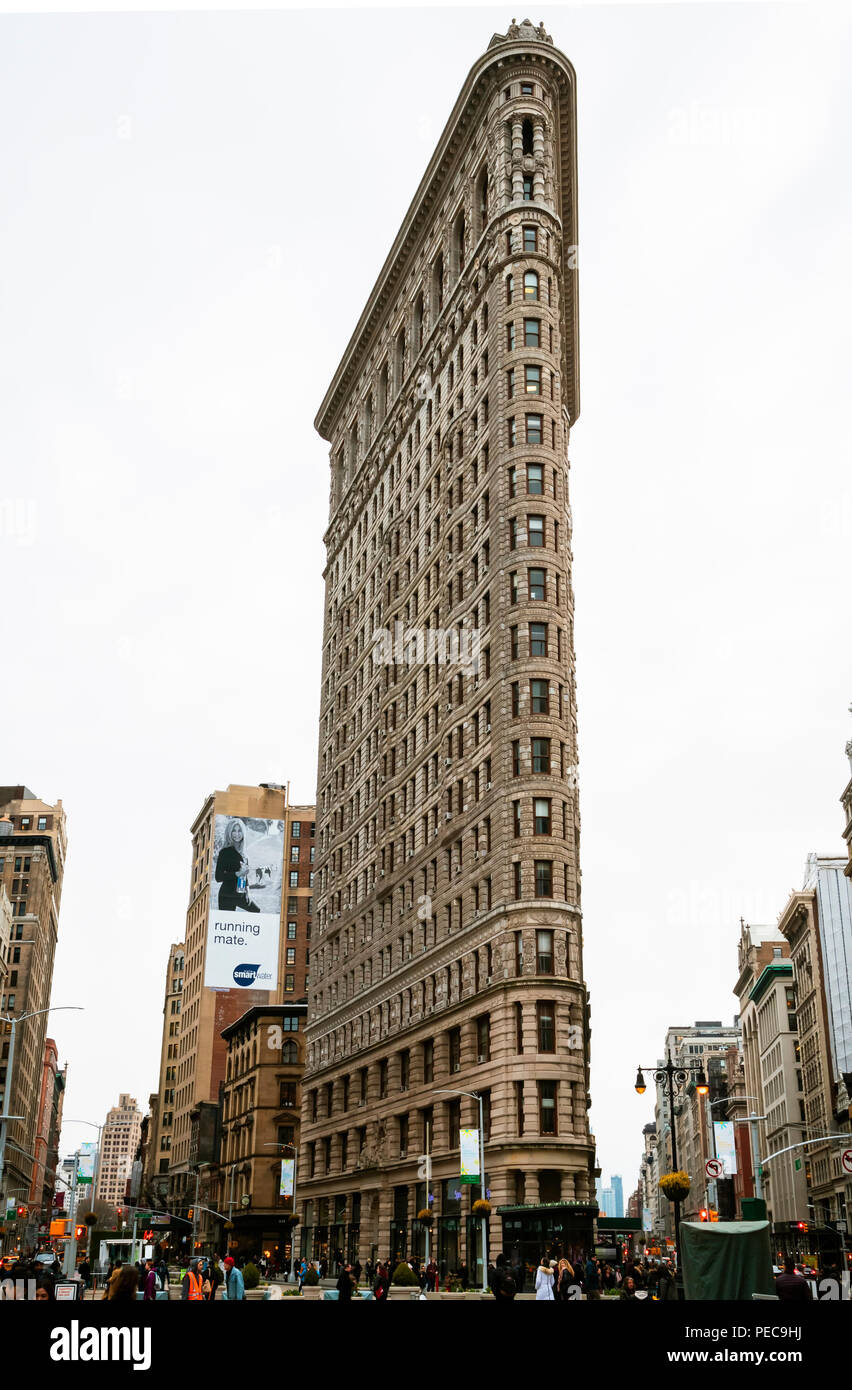 Flat Iron Building, Manhattan, New York City, New York, USA Stock Photo ...